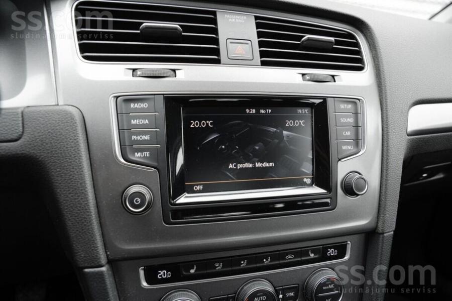Pelēks Volkswagen Golf 2015 Rīga, ar dzinēja tilpumu 1.40 L un nobraukumu 125 tūkst. km par 7150 €, foto 16 vietnē AUTOMOTO.COM.LV