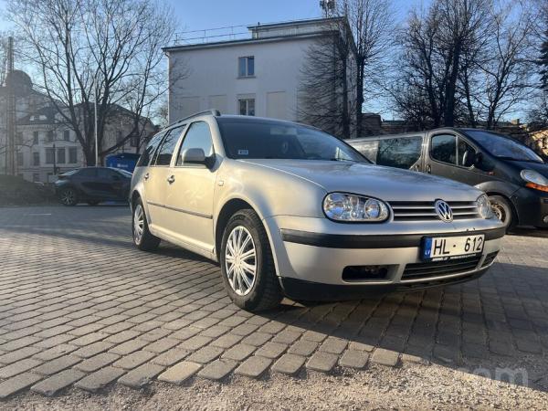 Grey Volkswagen Golf 1999 in Riga, with an engine capacity of 1.40 L and mileage of 254 thousand km for 1200 €, photo 2 on AUTOMOTO.COM.LV