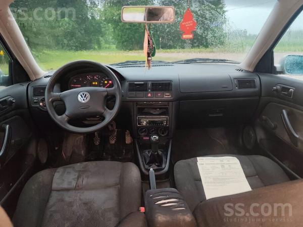 Pelēks Volkswagen Golf 1999 Madona, ar dzinēja tilpumu 1.90 L un nobraukumu 341 tūkst. km par 1100 €, foto 6 vietnē AUTOMOTO.COM.LV