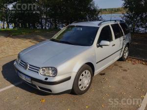 Grey Volkswagen Golf 1999 in Riga, with an engine capacity of 1.90 L and mileage of 371 thousand km for 1299 €, photo 1 on AUTOMOTO.COM.LV