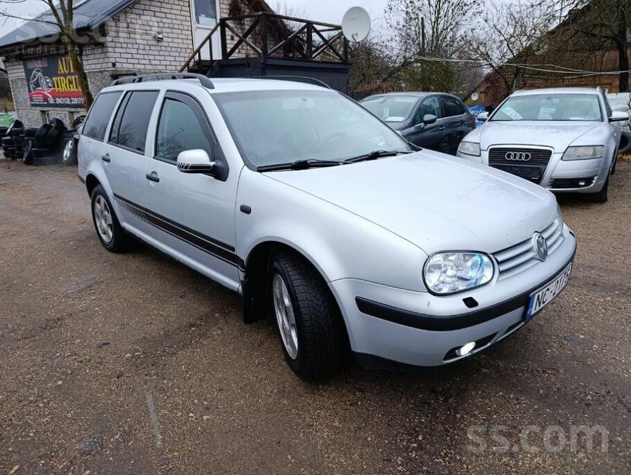 Grey Volkswagen Golf 2000 in Rezekne, with an engine capacity of 1.90 L and mileage of 327 thousand km for 1650 €, photo 2 on AUTOMOTO.COM.LV
