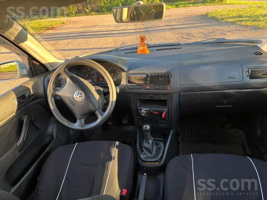 Grey Volkswagen Golf 2000 in Rezekne, with an engine capacity of 1.90 L and mileage of 405 thousand km for 1300 €, photo 6 on AUTOMOTO.COM.LV