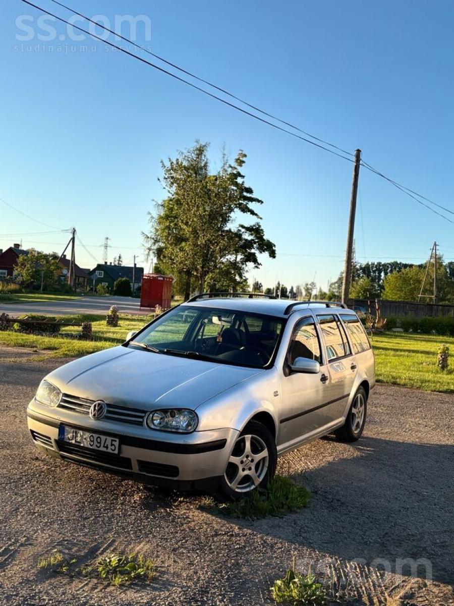 Grey Volkswagen Golf 2000 in Rezekne, with an engine capacity of 1.90 L and mileage of 405 thousand km for 1300 €, photo 9 on AUTOMOTO.COM.LV