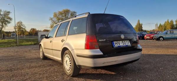 Grey Volkswagen Golf 2000 in Daugavpils, with an engine capacity of 1.90 L and mileage of 379 thousand km for 1050 €, photo 3 on AUTOMOTO.COM.LV