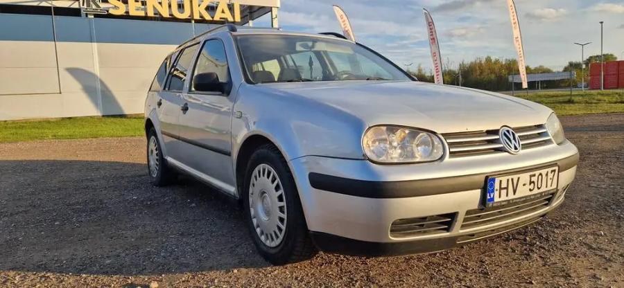 Grey Volkswagen Golf 2000 in Daugavpils, with an engine capacity of 1.90 L and mileage of 379 thousand km for 1050 €, photo 8 on AUTOMOTO.COM.LV