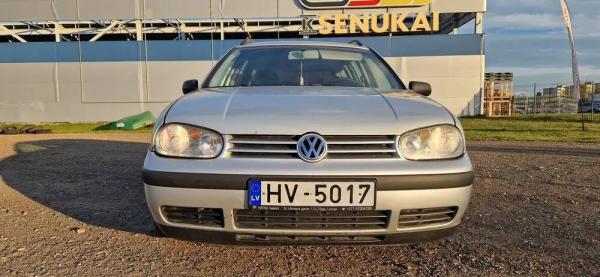 Grey Volkswagen Golf 2000 in Daugavpils, with an engine capacity of 1.90 L and mileage of 379 thousand km for 1050 €, photo 8 on AUTOMOTO.COM.LV