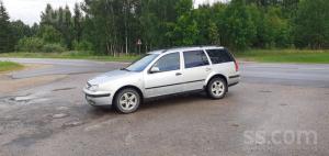 Pelēks Volkswagen Golf 2000 Jēkabpils, ar dzinēja tilpumu 1.90 L un nobraukumu 443 tūkst. km par 700 €, foto  vietnē AUTOMOTO.COM.LV