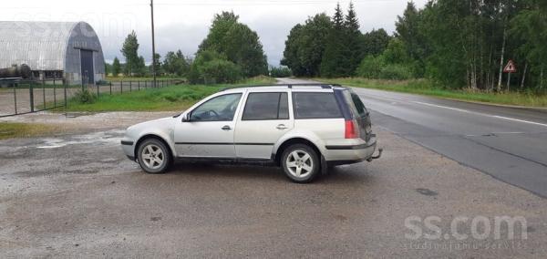 Grey Volkswagen Golf 2000 in Jekabpils, with an engine capacity of 1.90 L and mileage of 443 thousand km for 700 €, photo 3 on AUTOMOTO.COM.LV