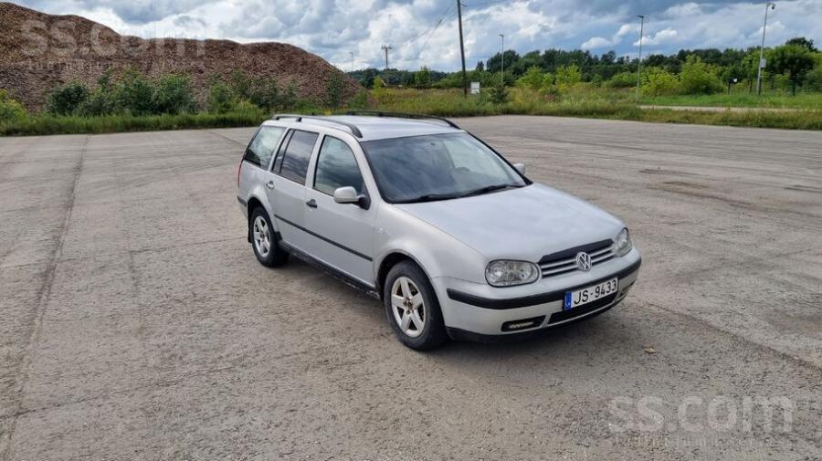Grey Volkswagen Golf 2000 in Daugavpils, with an engine capacity of 1.90 L and mileage of 432 thousand km for 835 €, photo 5 on AUTOMOTO.COM.LV