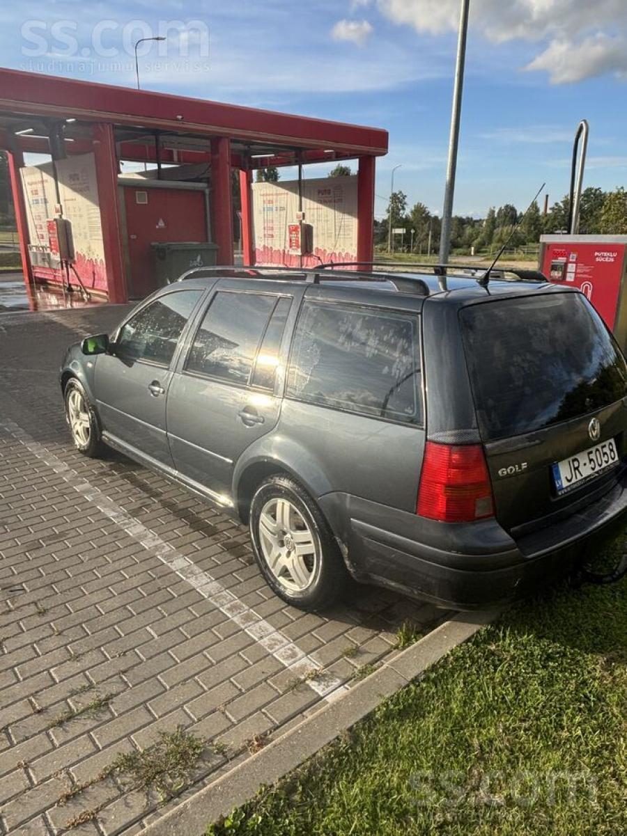 Grey Volkswagen Golf 2000 in Cesis, with an engine capacity of 1.90 L and mileage of 360 thousand km for 1100 €, photo 3 on AUTOMOTO.COM.LV