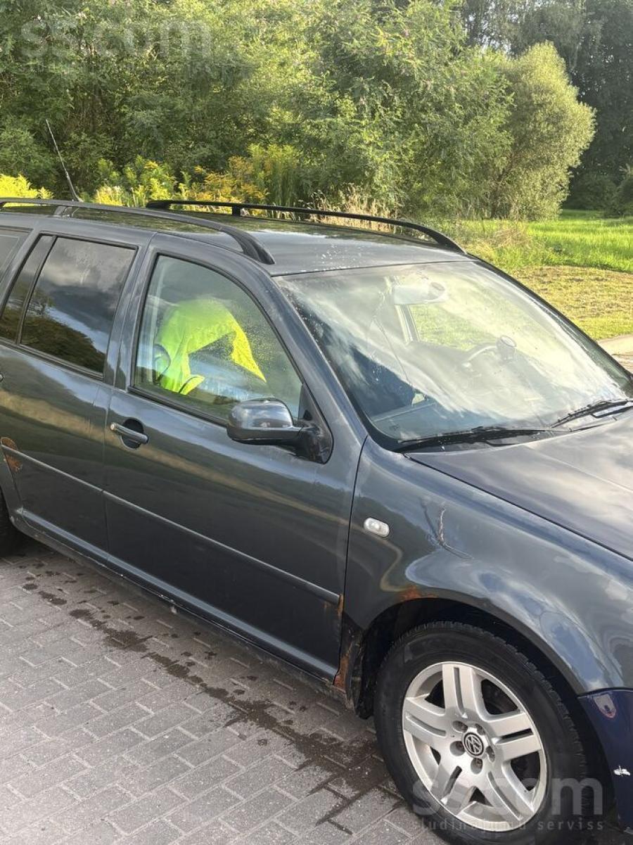 Grey Volkswagen Golf 2000 in Cesis, with an engine capacity of 1.90 L and mileage of 360 thousand km for 1100 €, photo 6 on AUTOMOTO.COM.LV