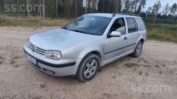 Grey Volkswagen Golf 2000 in Daugavpils, with an engine capacity of 1.90 L and mileage of 435 thousand km for 650 €, photo 3 on AUTOMOTO.COM.LV