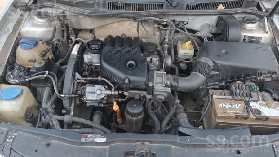 Pelēks Volkswagen Golf 2000 Daugavpils, ar dzinēja tilpumu 1.90 L un nobraukumu 435 tūkst. km par 650 €, foto 9 vietnē AUTOMOTO.COM.LV
