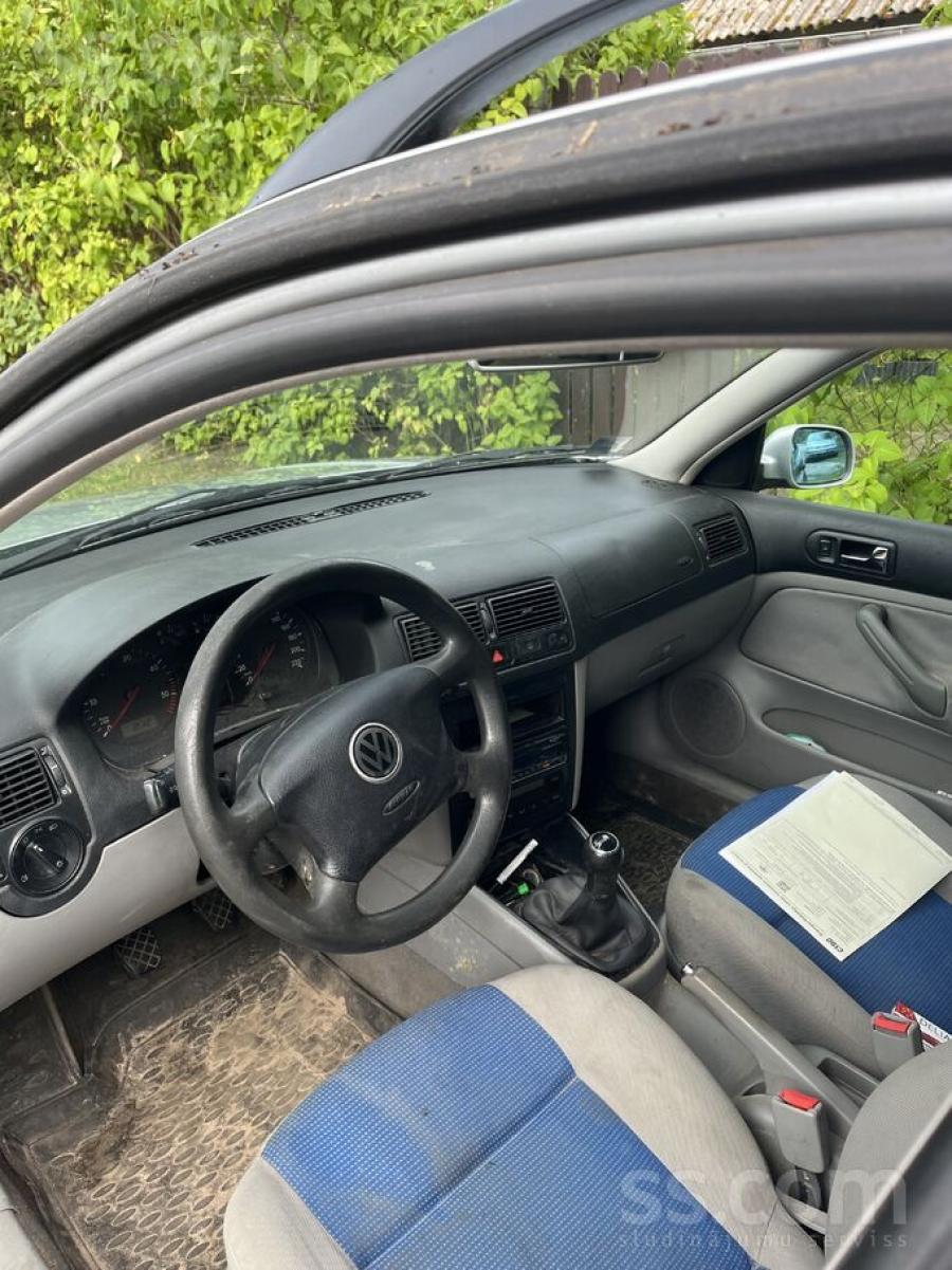 Pelēks Volkswagen Golf 2000 Rīga, ar dzinēja tilpumu 1.90 L un nobraukumu 293 tūkst. km par 1199 €, foto 5 vietnē AUTOMOTO.COM.LV