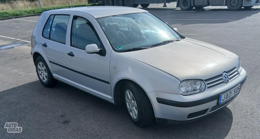 Grey Volkswagen Golf 2000 in Kaunas, with an engine capacity of 1.60 L and mileage of 181 thousand km for 1200 €, photo 3 on AUTOMOTO.COM.LV