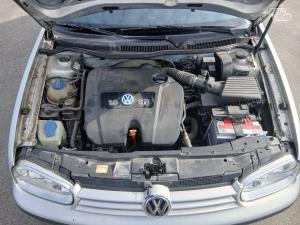 Grey Volkswagen Golf 2000 in Kaunas, with an engine capacity of 1.60 L and mileage of 181 thousand km for 1200 €, photo 16 on AUTOMOTO.COM.LV