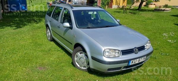 Pelēks Volkswagen Golf 2001 Valmiera, ar dzinēja tilpumu 1.90 L un nobraukumu 434 tūkst. km par 1299 €, foto 1 vietnē AUTOMOTO.COM.LV
