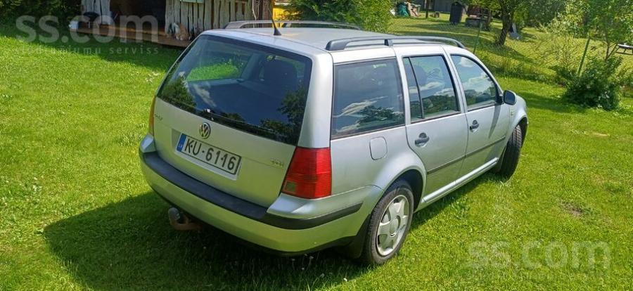 Серый Фольксваген Гольф 2001 в Валмиера, объемом двигателя 1.90 л и пробегом 434 тыс. км за 1299 €, фото 5 на AUTOMOTO.COM.LV
