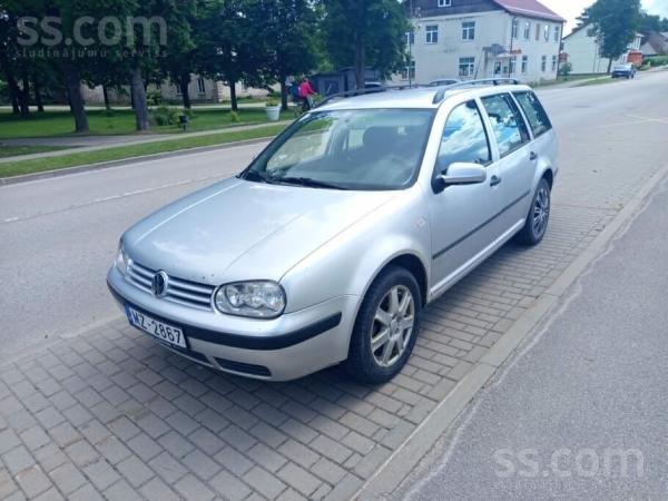 Pelēks Volkswagen Golf 2001 Balvi, ar dzinēja tilpumu 1.90 L un nobraukumu 332 tūkst. km par 1350 €, foto 1 vietnē AUTOMOTO.COM.LV
