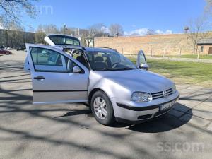 Grey Volkswagen Golf 2001 in Riga, with an engine capacity of 1.90 L and mileage of 322 thousand km for 1490 €, photo 9 on AUTOMOTO.COM.LV