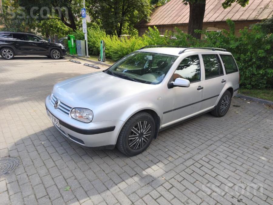 Grey Volkswagen Golf 2001 in Riga, with an engine capacity of 1.90 L and mileage of 312 thousand km for 1200 €, photo 3 on AUTOMOTO.COM.LV