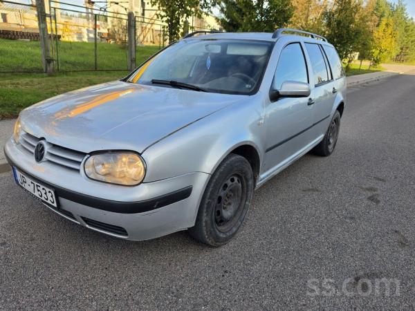 Grey Volkswagen Golf 2001 in Daugavpils, with an engine capacity of 1.90 L and mileage of 0 thousand km for 850 €, photo 1 on AUTOMOTO.COM.LV