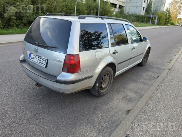 Grey Volkswagen Golf 2001 in Daugavpils, with an engine capacity of 1.90 L and mileage of 0 thousand km for 850 €, photo 4 on AUTOMOTO.COM.LV