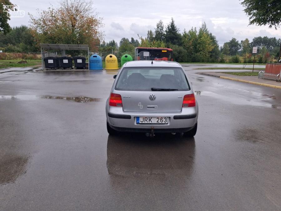 Grey Volkswagen Golf 2001 in Vilnius, with an engine capacity of 1.90 L and mileage of 337 thousand km for 1000 €, photo 7 on AUTOMOTO.COM.LV