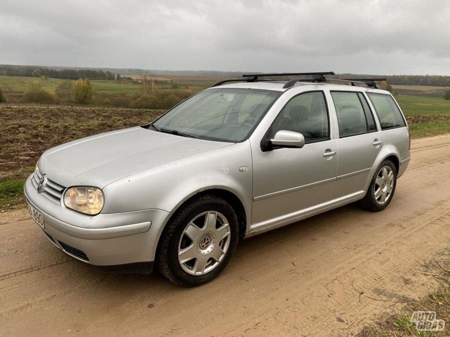 Pelēks Volkswagen Golf 2001 Prienai, ar dzinēja tilpumu 1.90 L un nobraukumu 360 tūkst. km par 999 €, foto 1 vietnē AUTOMOTO.COM.LV