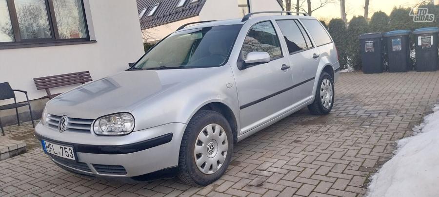 Pelēks Volkswagen Golf 2002 Viļņa, ar dzinēja tilpumu 1.90 L un nobraukumu 321 tūkst. km par 1150 €, foto 1 vietnē AUTOMOTO.COM.LV