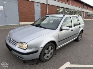 Pelēks Volkswagen Golf 2002 Viļņa, ar dzinēja tilpumu 1.90 L un nobraukumu 273 tūkst. km par 690 €, foto  vietnē AUTOMOTO.COM.LV