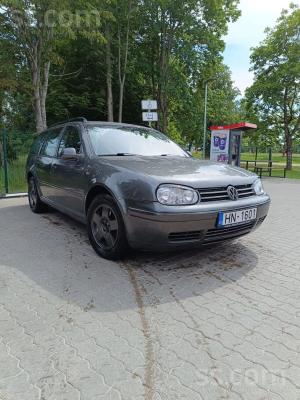 Grey Volkswagen Golf 2002 in Talsi, with an engine capacity of 1.90 L and mileage of 425 thousand km for 1550 €, photo 4 on AUTOMOTO.COM.LV