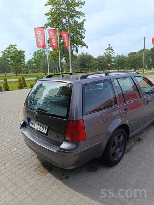 Grey Volkswagen Golf 2002 in Talsi, with an engine capacity of 1.90 L and mileage of 425 thousand km for 1550 €, photo 6 on AUTOMOTO.COM.LV