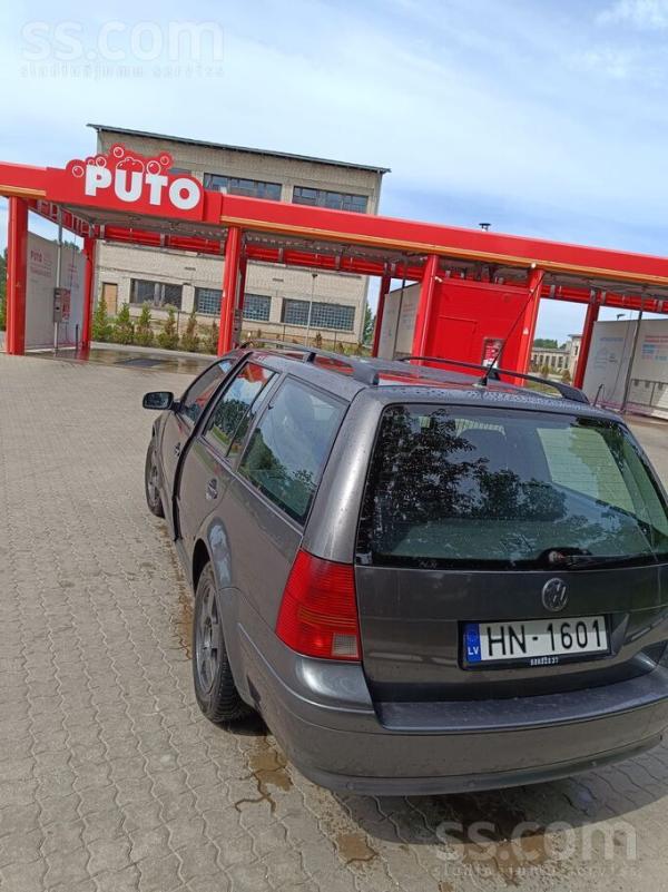 Grey Volkswagen Golf 2002 in Talsi, with an engine capacity of 1.90 L and mileage of 425 thousand km for 1550 €, photo 6 on AUTOMOTO.COM.LV