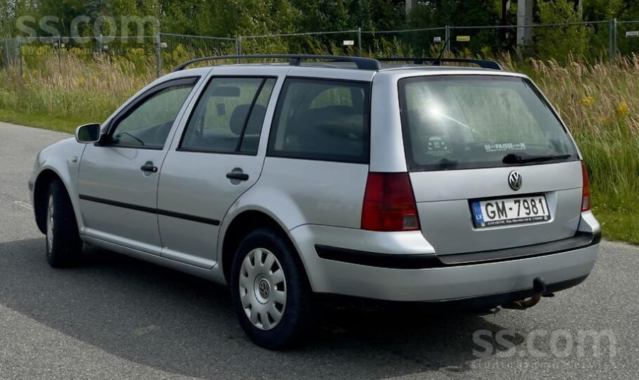 Серый Фольксваген Гольф 2002 в Елгава, объемом двигателя 1.90 л и пробегом 239 тыс. км за 1300 €, фото 4 на AUTOMOTO.COM.LV
