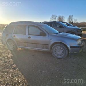 Grey Volkswagen Golf 2003 in Valmiera, with an engine capacity of 1.90 L and mileage of 459 thousand km for 500 €, photo 4 on AUTOMOTO.COM.LV