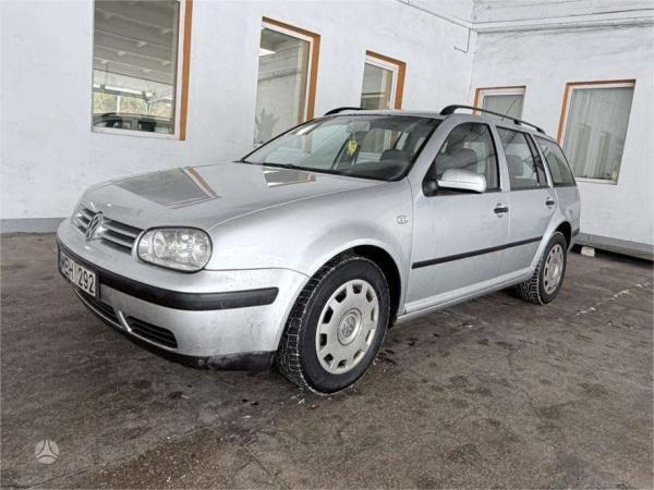 Grey Volkswagen Golf 2003 in Vilnius, with an engine capacity of 1.90 L and mileage of 370 thousand km for 1600 €, photo 1 on AUTOMOTO.COM.LV