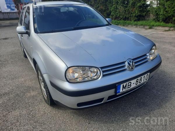 Pelēks Volkswagen Golf 2003 Daugavpils, ar dzinēja tilpumu 1.90 L un nobraukumu 356 tūkst. km par 1980 €, foto 1 vietnē AUTOMOTO.COM.LV