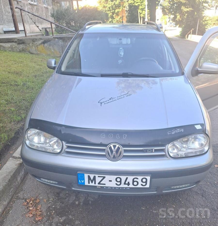Pelēks Volkswagen Golf 2003 Daugavpils, ar dzinēja tilpumu 1.90 L un nobraukumu 433 tūkst. km par 1200 €, foto 5 vietnē AUTOMOTO.COM.LV