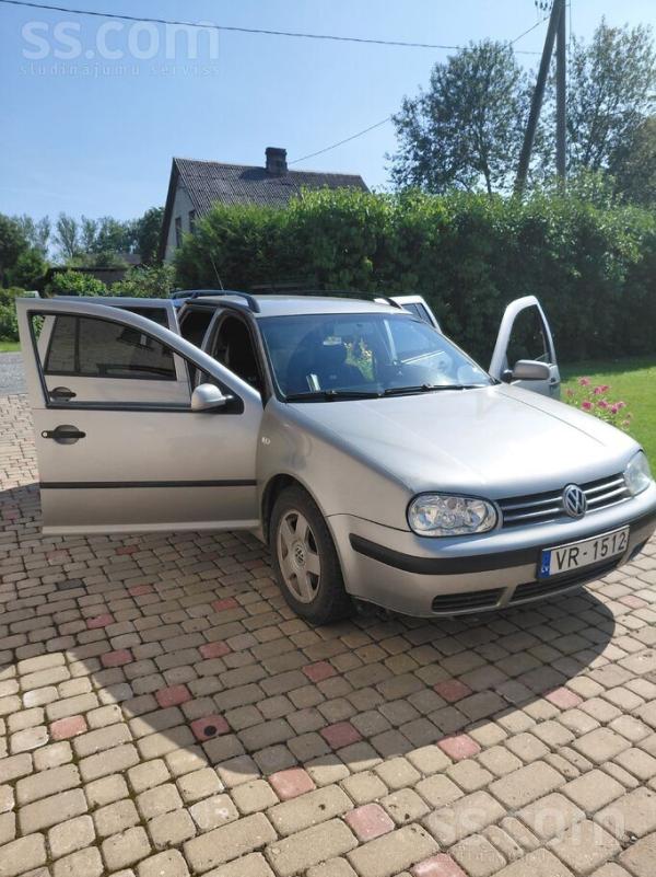Grey Volkswagen Golf 2003 in Riga, with an engine capacity of 1.90 L and mileage of 402 thousand km for 750 €, photo 3 on AUTOMOTO.COM.LV