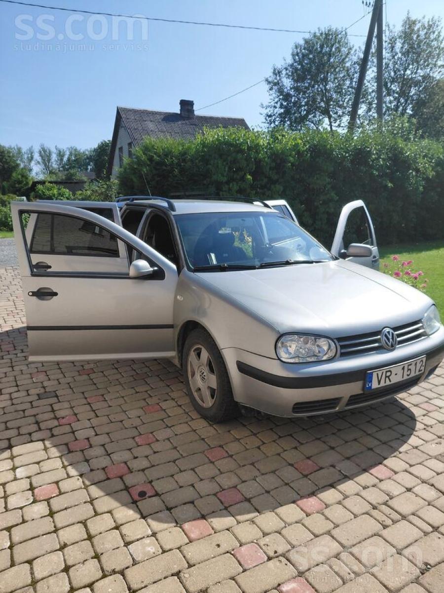 Pelēks Volkswagen Golf 2003 Rīga, ar dzinēja tilpumu 1.90 L un nobraukumu 402 tūkst. km par 750 €, foto 4 vietnē AUTOMOTO.COM.LV
