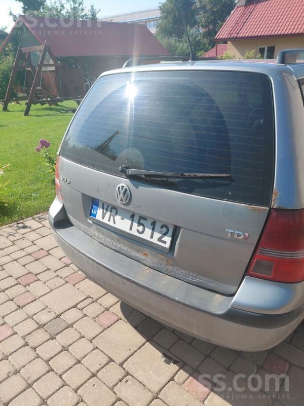Grey Volkswagen Golf 2003 in Riga, with an engine capacity of 1.90 L and mileage of 402 thousand km for 750 €, photo 6 on AUTOMOTO.COM.LV
