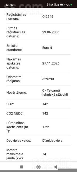 Серый Фольксваген Гольф 2006 в Тукумс, объемом двигателя 1.90 л и пробегом 341 тыс. км за 3150 €, фото 22 на AUTOMOTO.COM.LV
