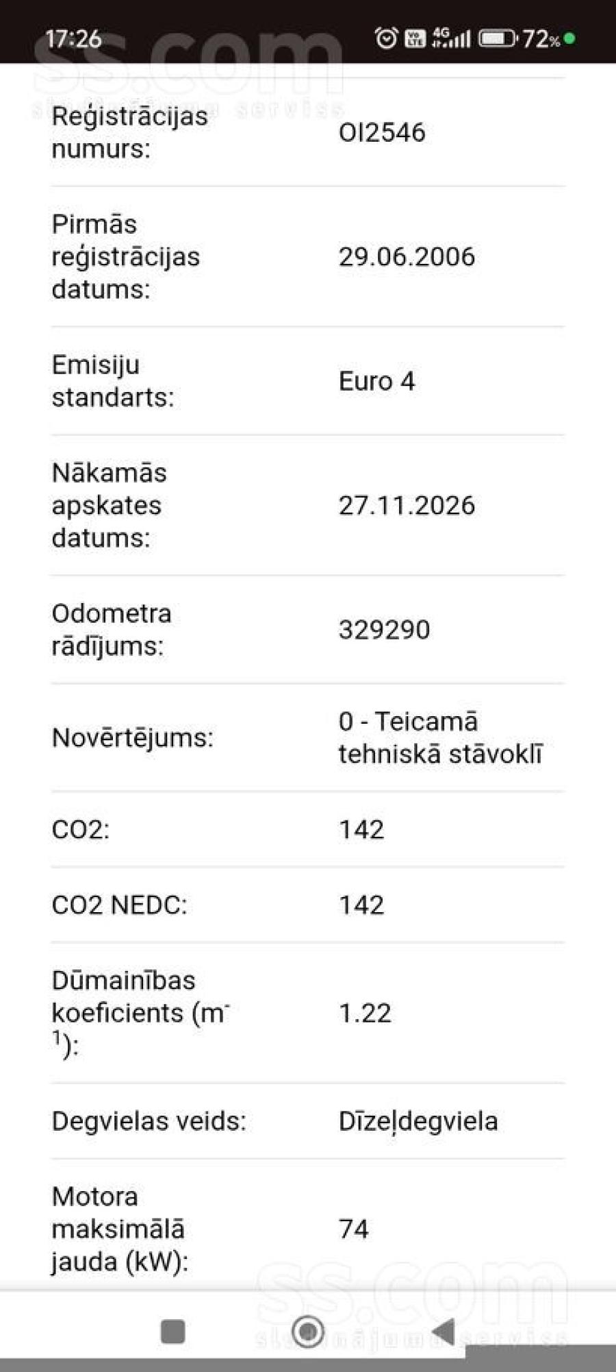 Серый Фольксваген Гольф 2006 в Тукумс, объемом двигателя 1.90 л и пробегом 341 тыс. км за 3150 €, фото 22 на AUTOMOTO.COM.LV