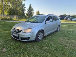 Grey Volkswagen Golf 2007 in Vilnius, with an engine capacity of 1.90 L and mileage of 370 thousand km for 1250 €, photo  on AUTOMOTO.COM.LV
