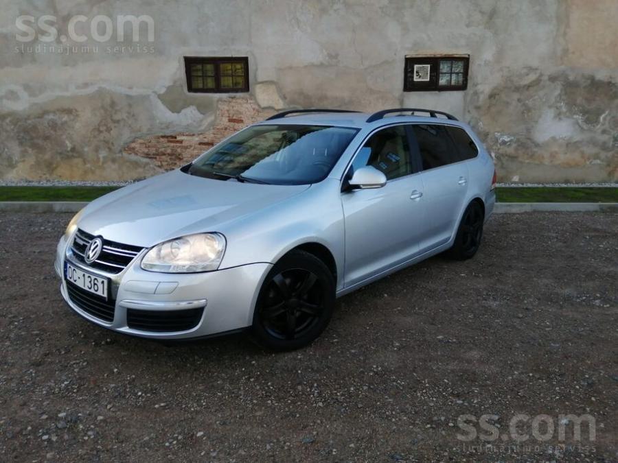 Grey Volkswagen Golf 2008 in Tukums, with an engine capacity of 1.90 L and mileage of 364 thousand km for 2950 €, photo 1 on AUTOMOTO.COM.LV