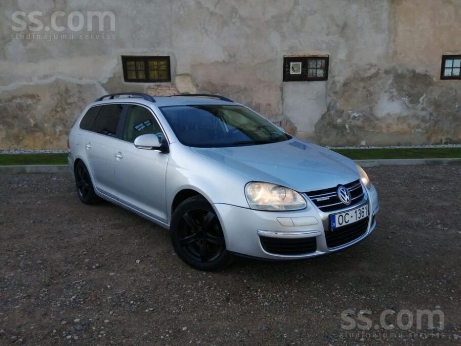 Grey Volkswagen Golf 2008 in Tukums, with an engine capacity of 1.90 L and mileage of 364 thousand km for 2950 €, photo 2 on AUTOMOTO.COM.LV