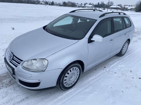 Grey Volkswagen Golf 2008 in Marijampole, with an engine capacity of 1.90 L and mileage of 214 thousand km for 2700 €, photo 1 on AUTOMOTO.COM.LV