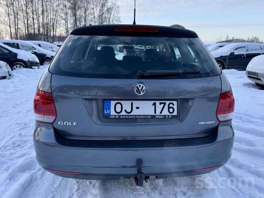 Grey Volkswagen Golf 2008 in Riga, with an engine capacity of 1.90 L and mileage of 0 thousand km for 2990 €, photo 13 on AUTOMOTO.COM.LV