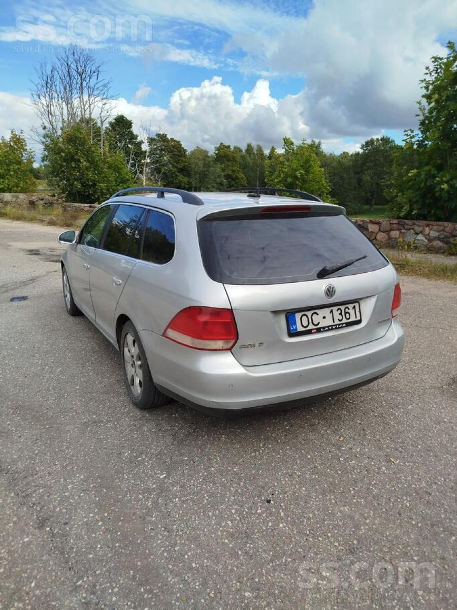 Pelēks Volkswagen Golf 2008 Talsi, ar dzinēja tilpumu 1.90 L un nobraukumu 394 tūkst. km par 1250 €, foto 4 vietnē AUTOMOTO.COM.LV